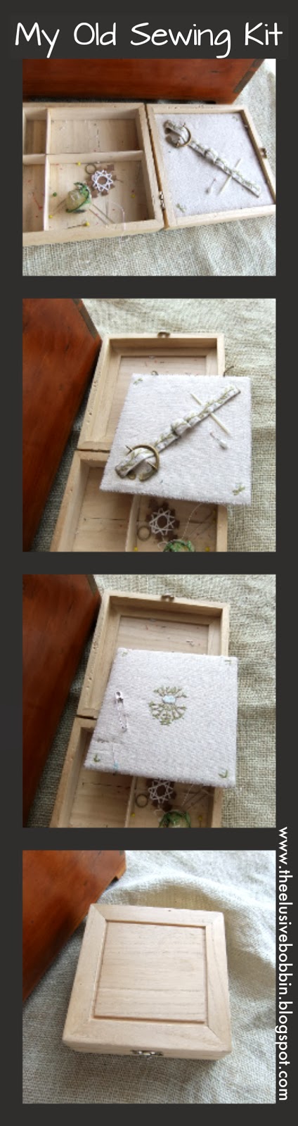 The Elusive Bobbin: Custom Cherry Sewing Box