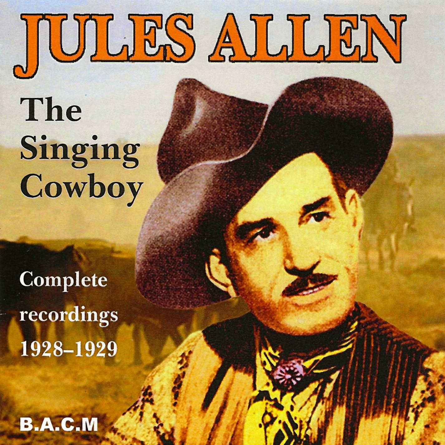 Glenn's Country Music Cabinet: Jules Allen ~ The Singing Cowboy ...