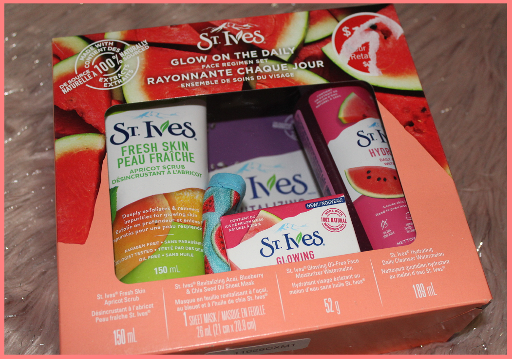 the creation of beauty is art.: review: st ives skin care set (glow on ...