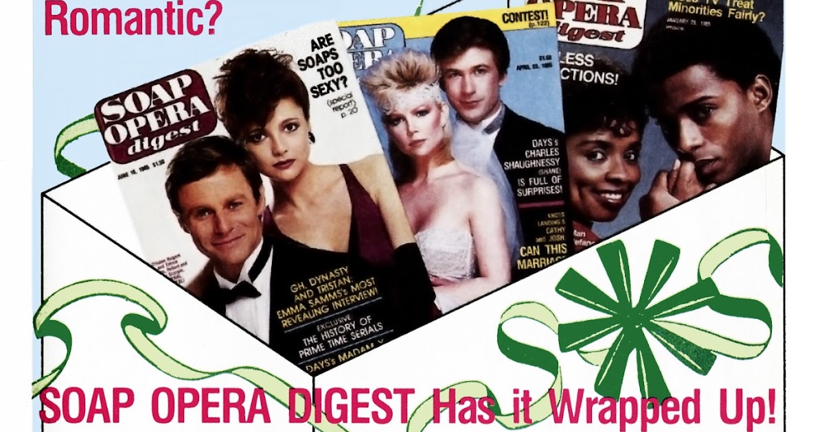 Soap Ads: Soap Opera Digest Subscription Ad - December 03, 1985