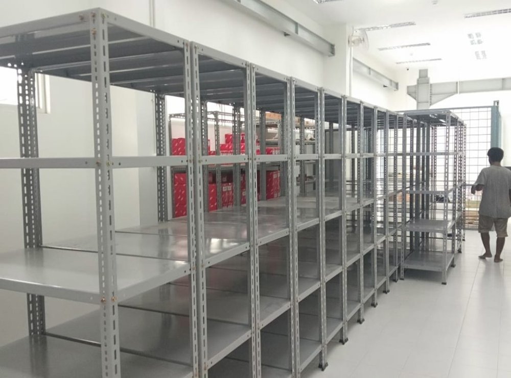 Rak Besi Siku Kapasitas 100kg/Shelving ~ RAK SURYA MANDIRI