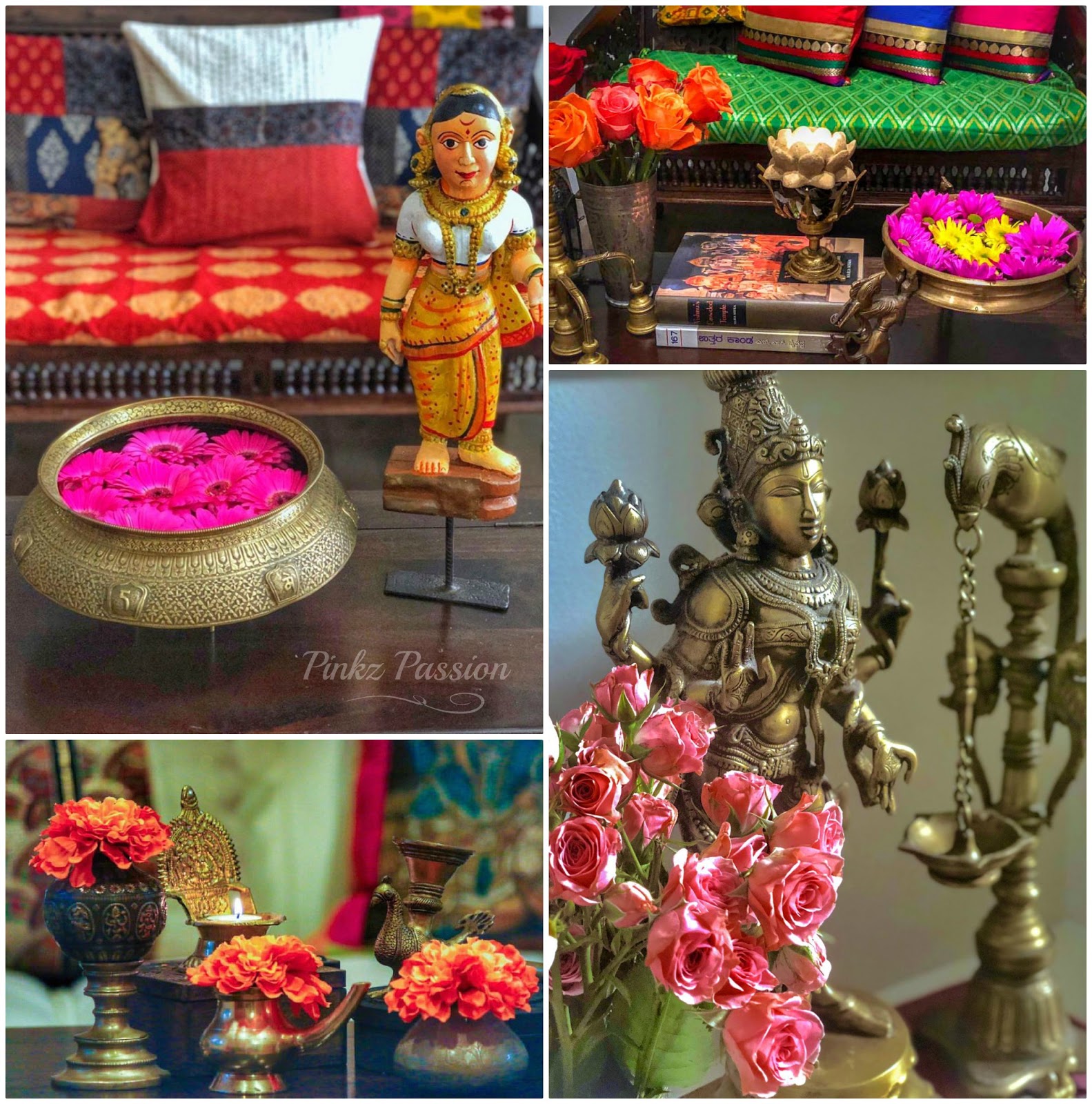 Pinkz Passion : Whimsically Ethnic (Home Tour of Poornima Murthy) Part -1