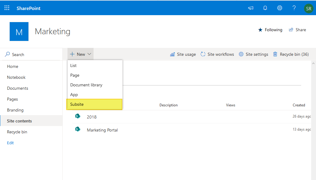 SharePoint Online: How to Create a Subsite using PowerShell ...