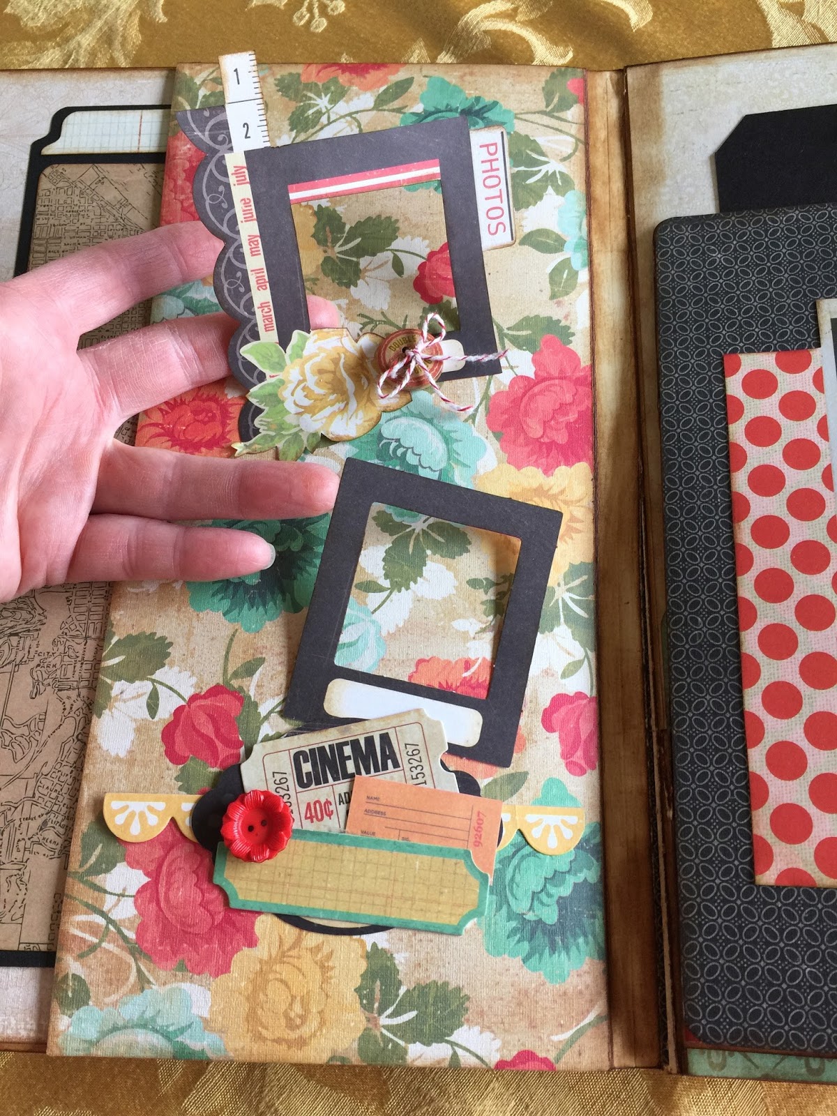 A Creative Operation: "Memories" File Folder Album, Part 3