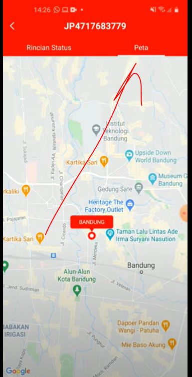Cara Melacak Paket J&T Dalam Bentuk Peta | BAJUYULI - Blog