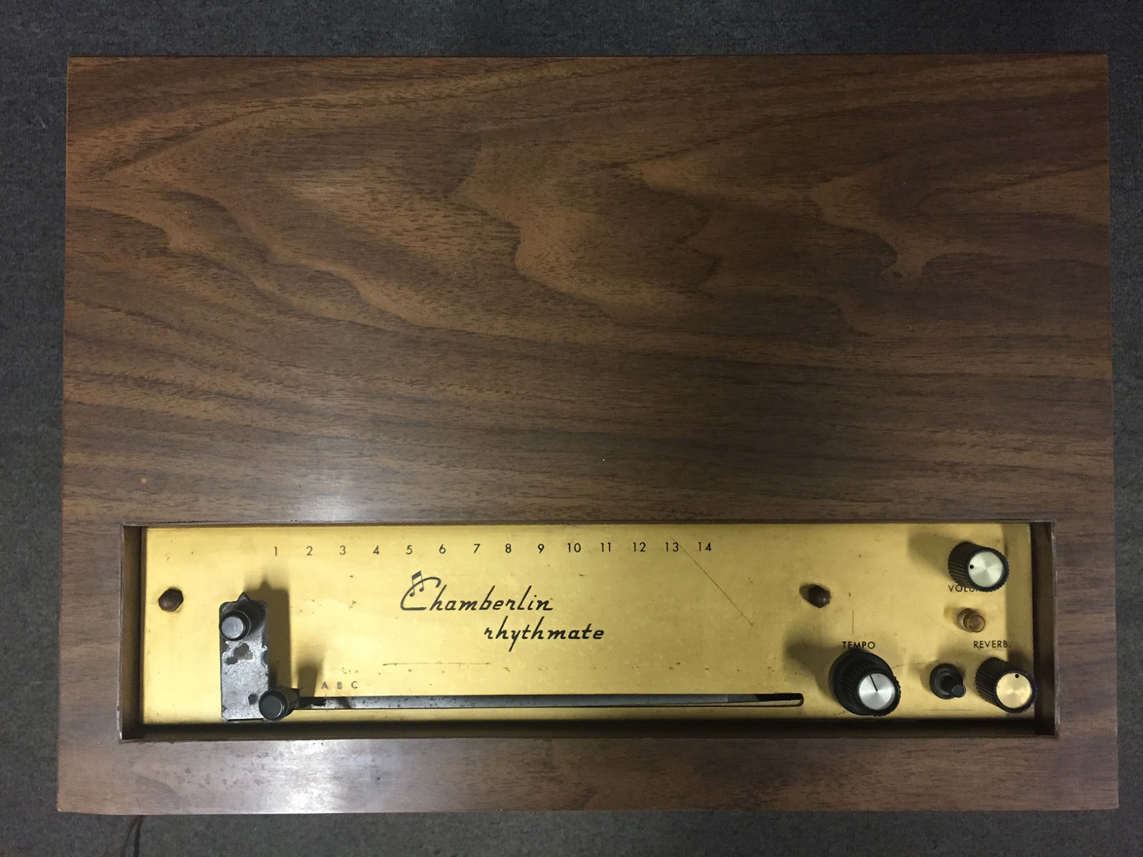 MATRIXSYNTH: Vintage 1960s CHAMBERLIN RHYTHMATE Tape Loop Tube Amp Drum ...