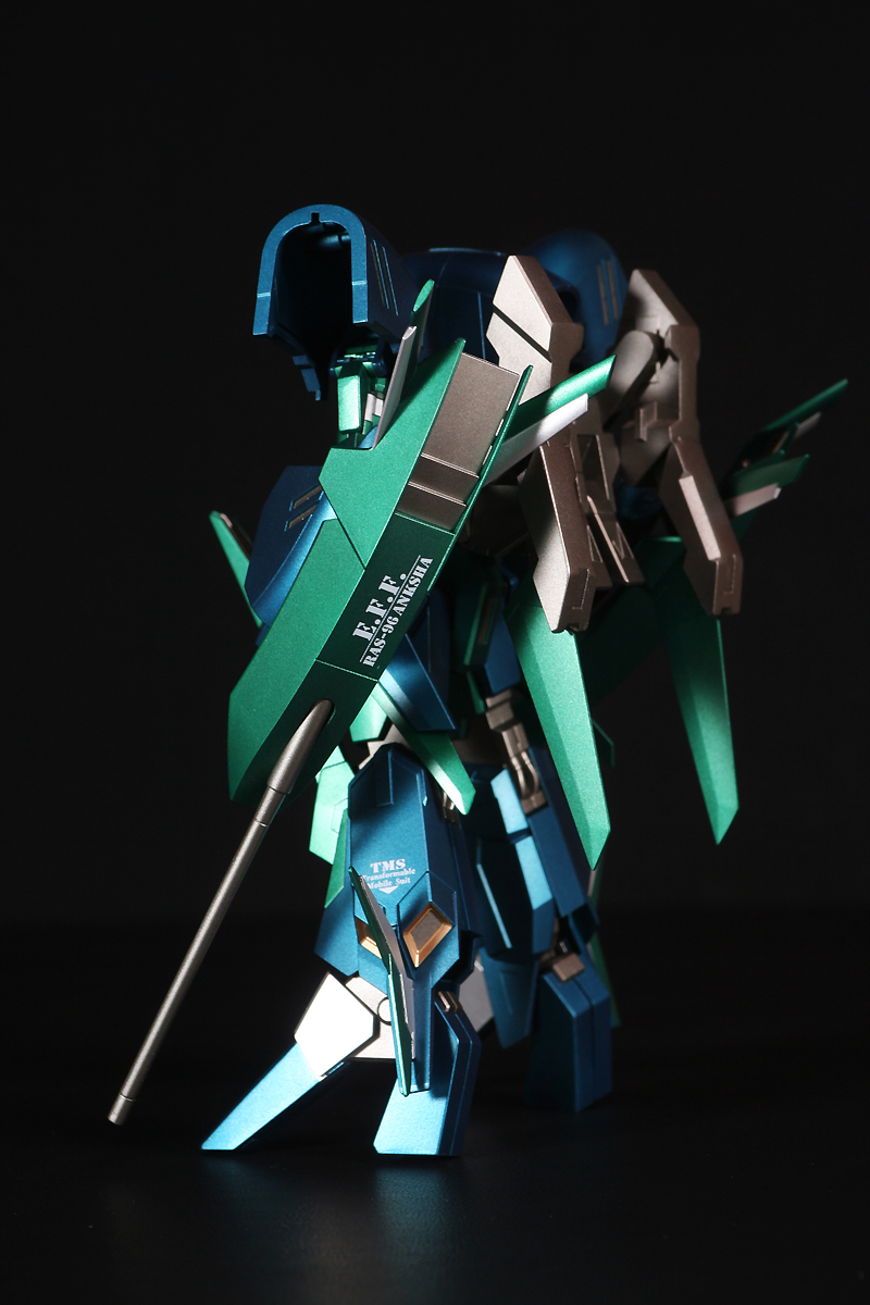 GUNDAM GUY: HGUC 1/144 RAS-96 Anksha - Metallic Color Painted Build