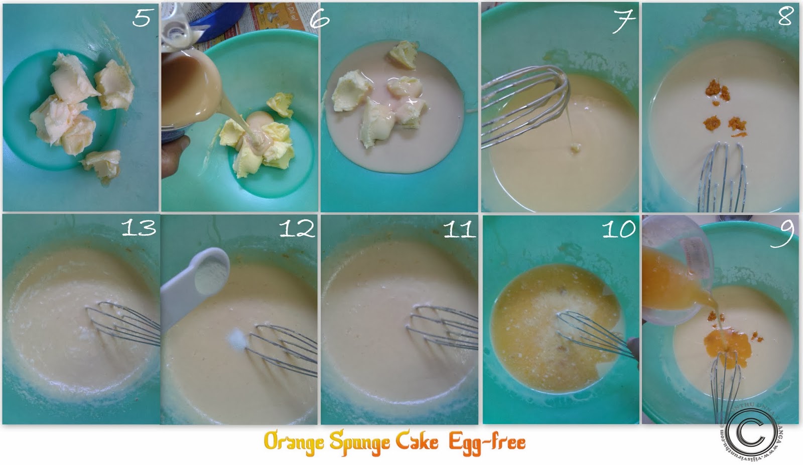 VIRUNTHU UNNA VAANGA: ORANGE SPONGE CAKE - EGG FREE