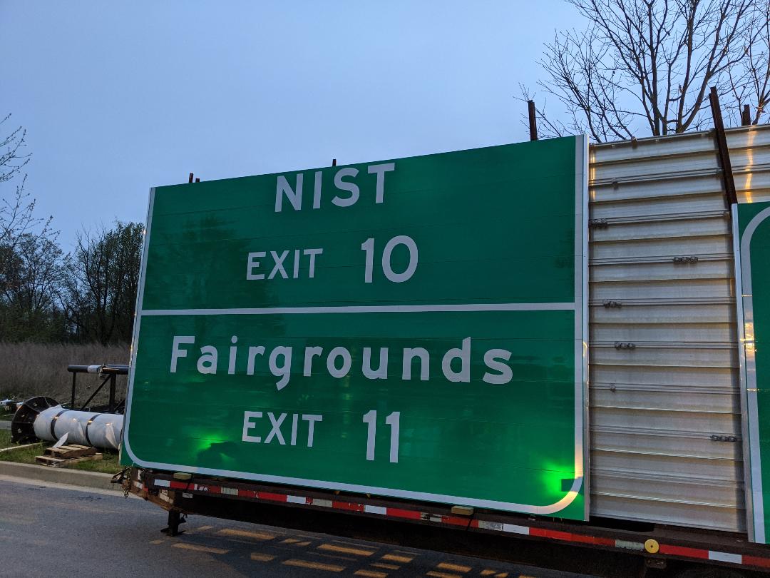 Rockville Nights: Sneak peek: Watkins Mill interchange highway signs ...