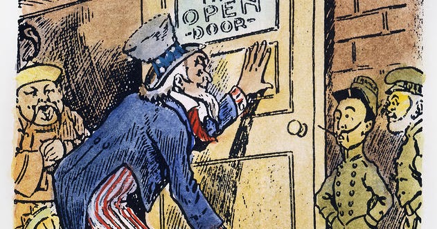 Open Door Policy Political Cartoon