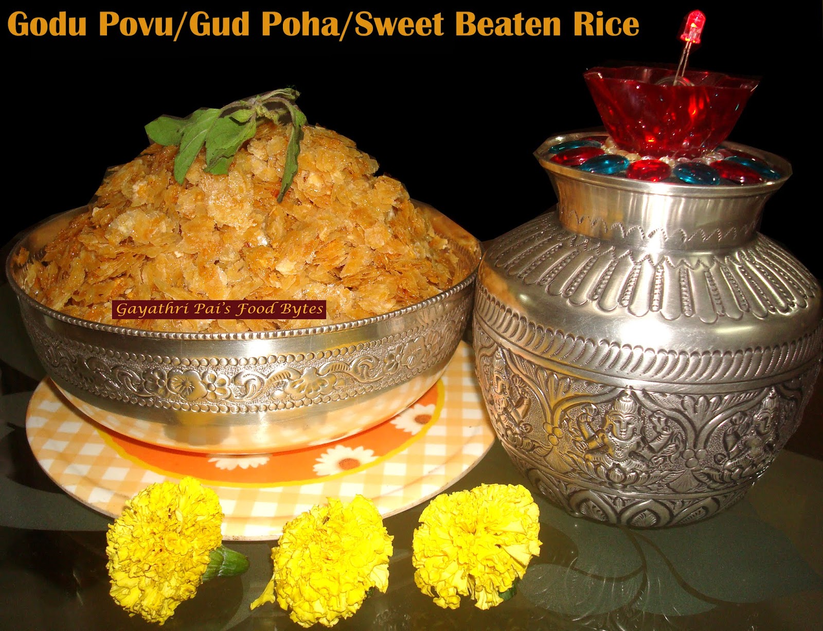 Gayathri Pai's Food Bytes: Godu Povu / Gud Pova.