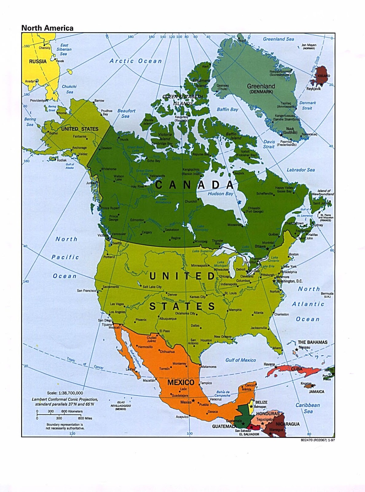Mapa Mundi Estados Unidos - FDPLEARN