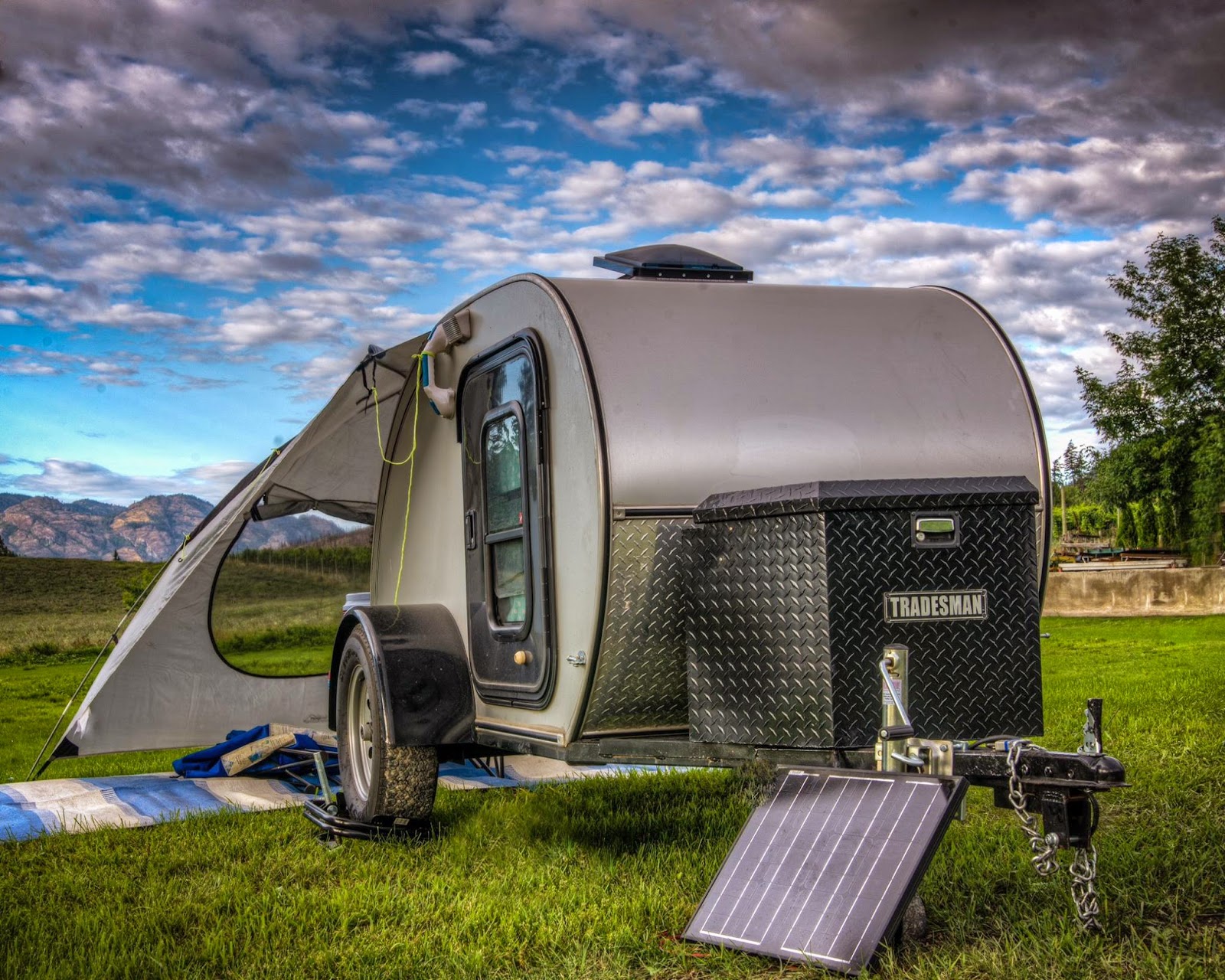 Tiny Yellow Teardrop: Featured Teardrop: Teardrops Northwest