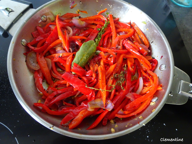Le blog de Clementine: Poivrons rouges confits