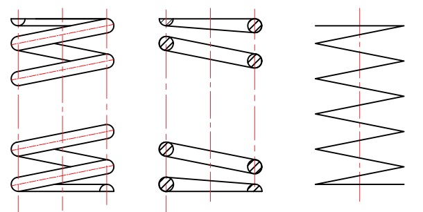 MENGGAMBAR TEKNIK MESIN; PEGAS (SPRING) - Guru Teknik Mesin