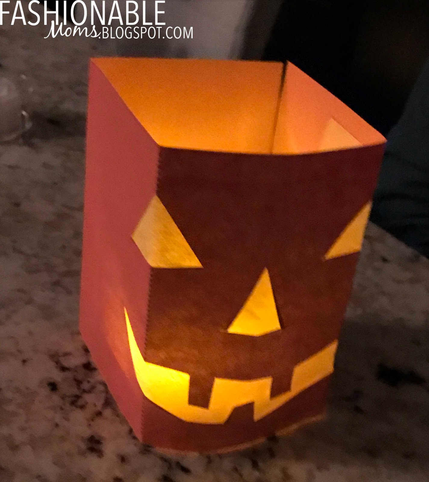 My Fashionable Designs: Halloween Craft: How to Make a Pumpkin Lantern