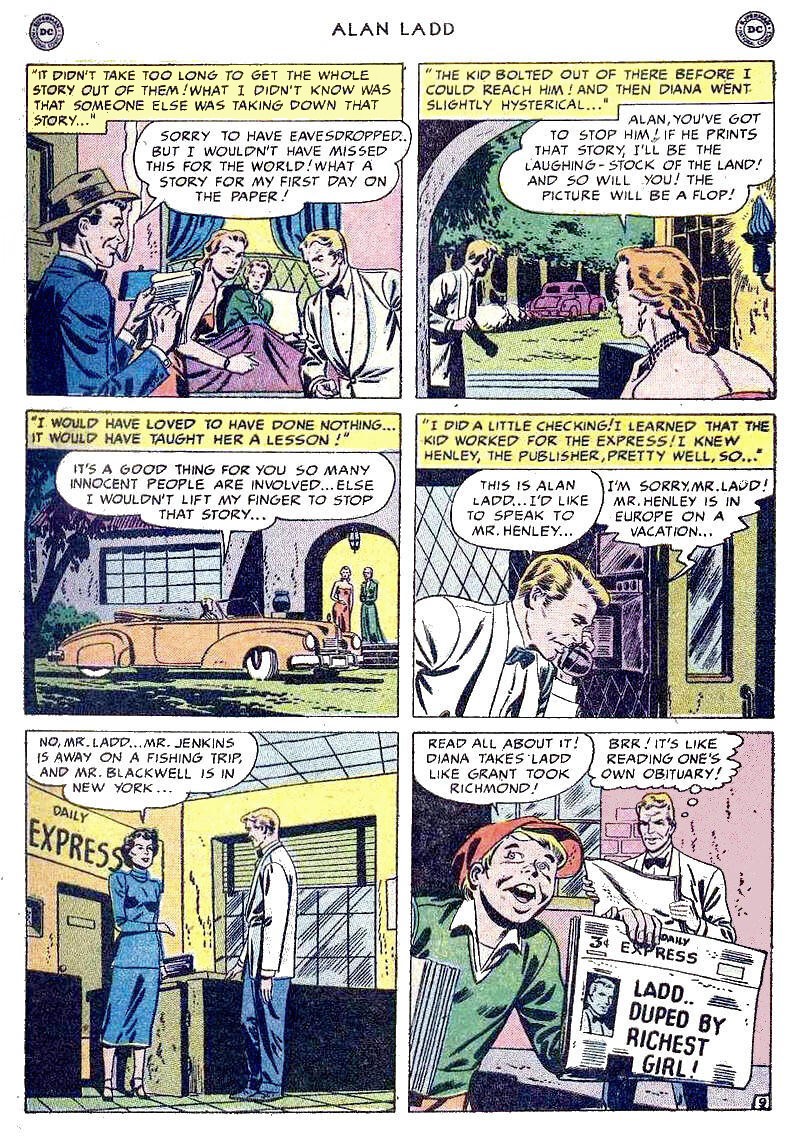 Pappy's Golden Age Comics Blogzine: Number 2570: Alan Ladd gets mad ...