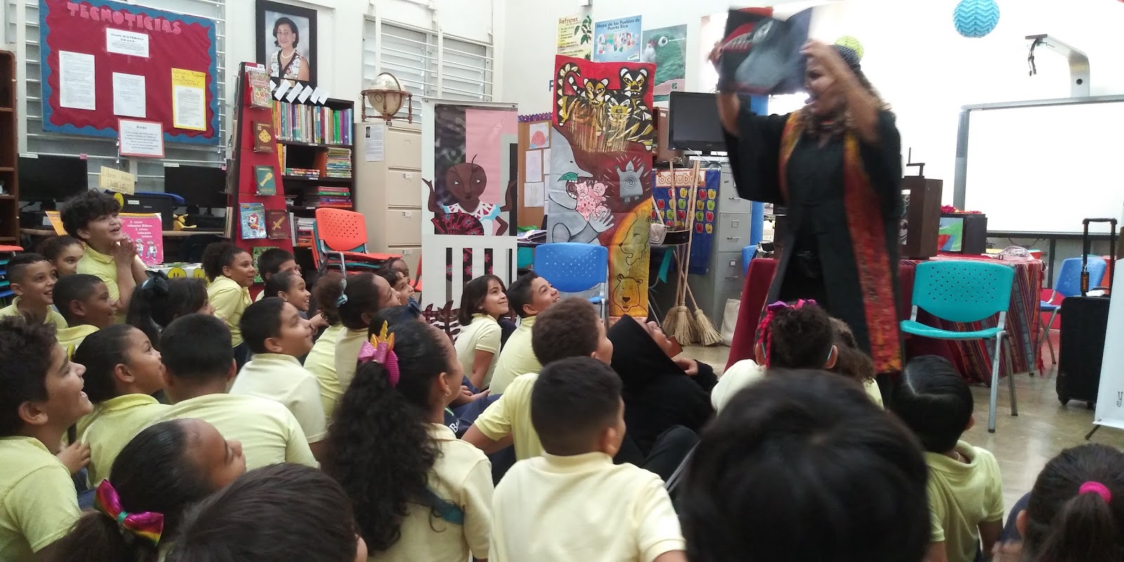 Biblioteca Ana Vizcarrondo de Túa: María Chuzema nos visita