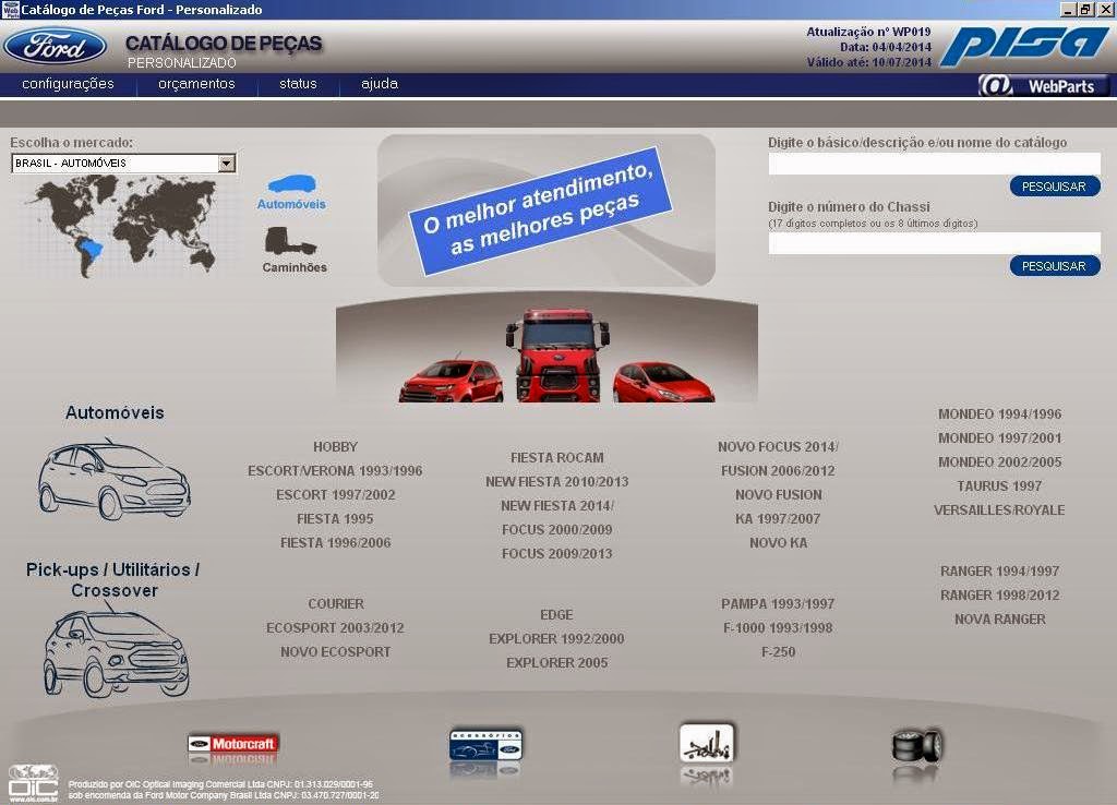 AutoParts Catalogs: FORD - BRASIL (Oic)