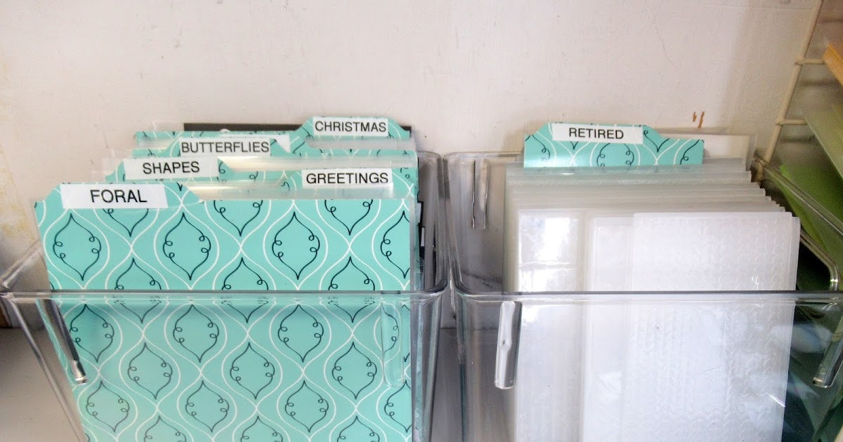 Personally Yours: Organize It Friday - Tip #7: Framelits & Embossing ...