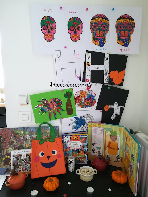 Maaademoiselle A.: || Table thématique et activités d'Halloween