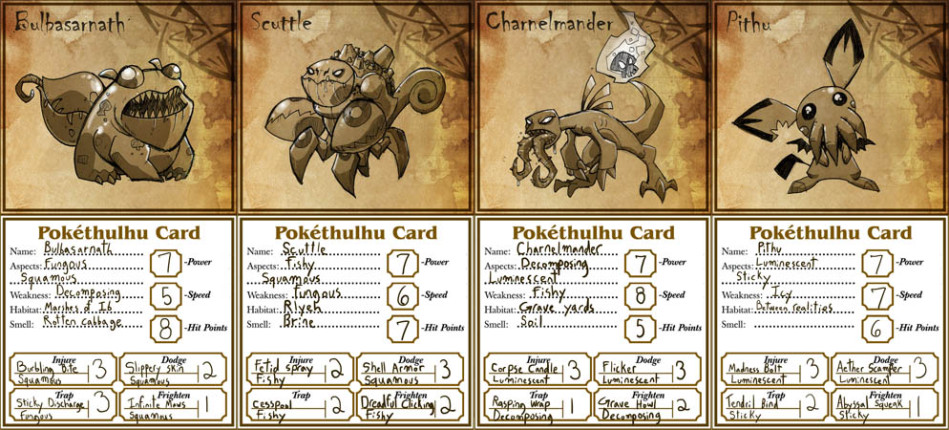 Pokéthulhu - O RPG que mistura Pokemon e Cthulhu!