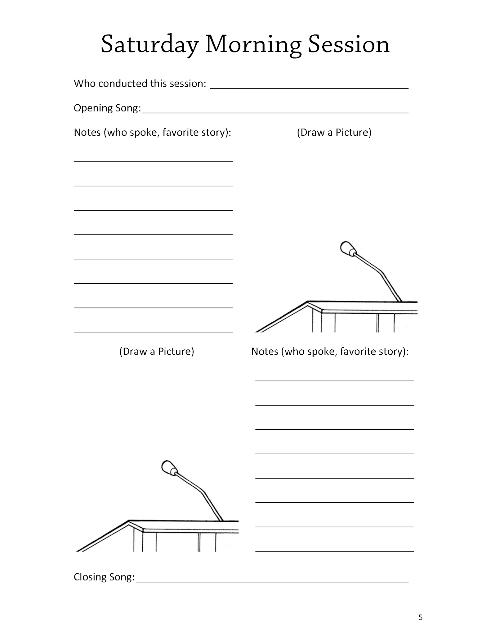 Sweet T Verbena: General Conference Booklet