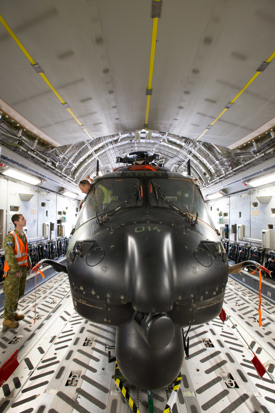 Asian Defence News: C-17A easily fits in MRH90 helicopter for the ...