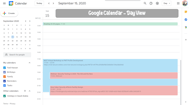 Time Management Using Google Calendar