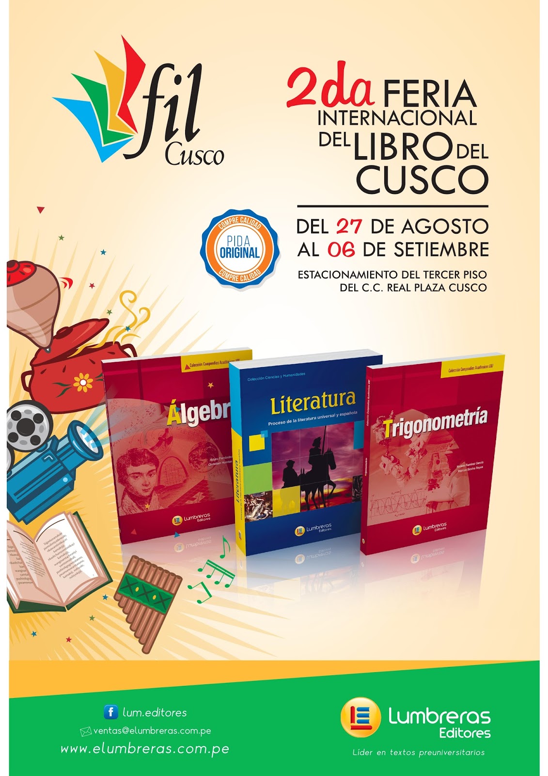 Lumbreras Editores Noticias: Lumbreras presente en 2da FIL Cusco