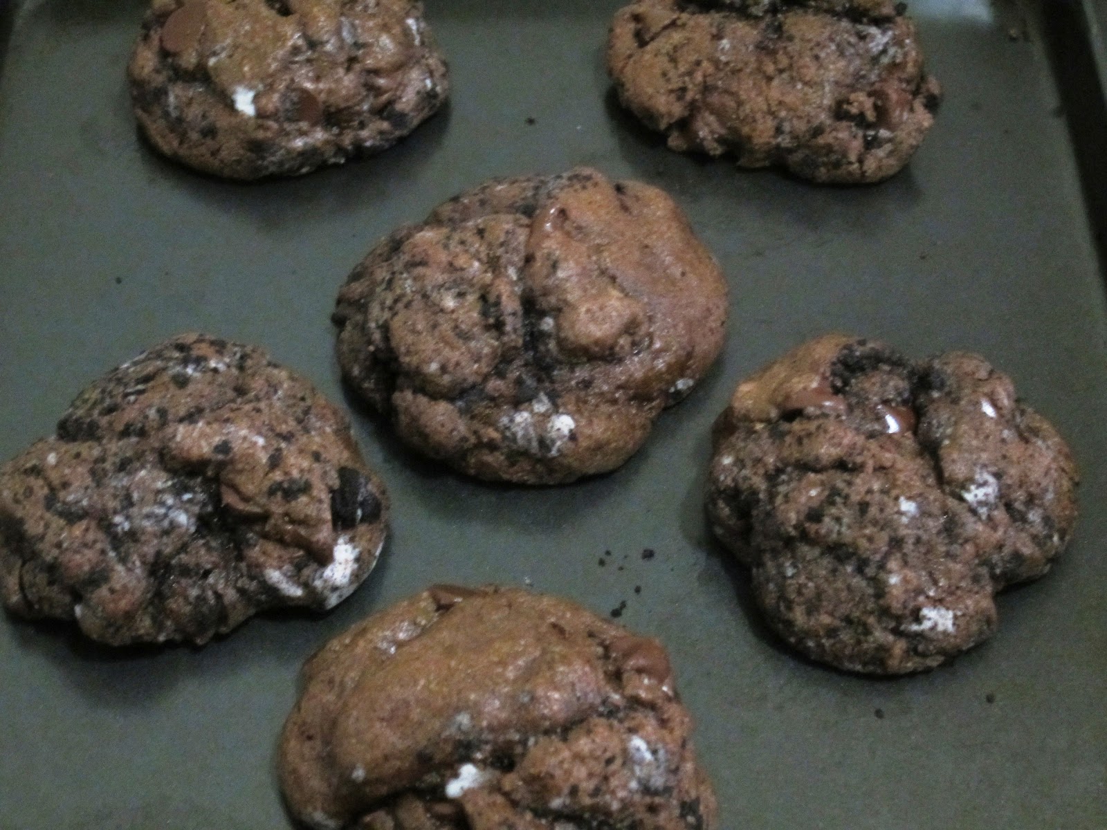 PinsterSisters: Double Fudge Oreo Crunch Cookies