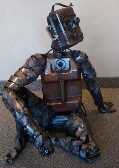 Sculptures by Nathan Robles: Robotic Figures