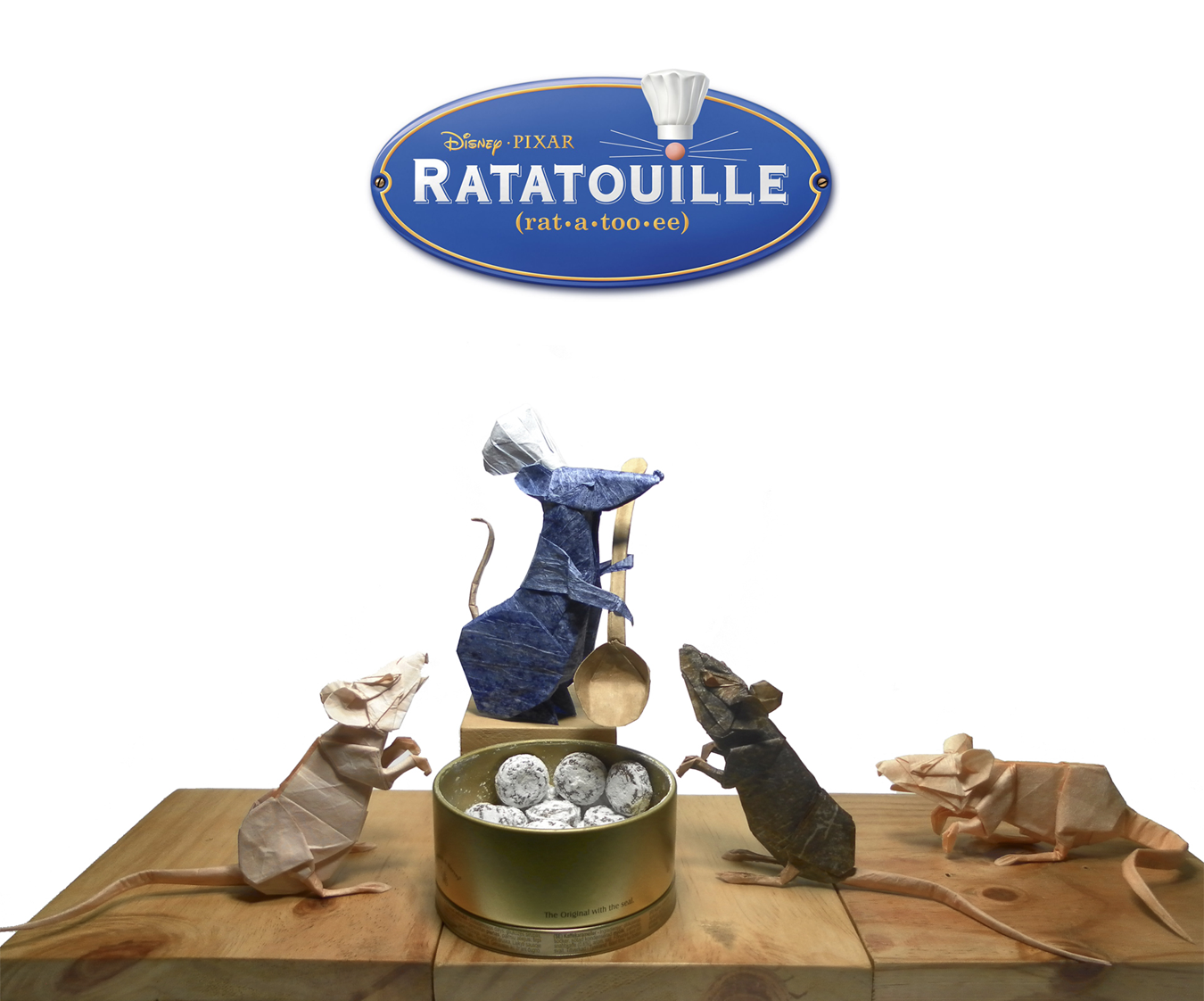 Mariano-Mi mundo el Origami: Ratatouille and friends