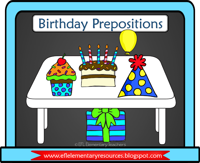 EFL Elementary Teachers: Birthday Unit Resources for Elementary ELL