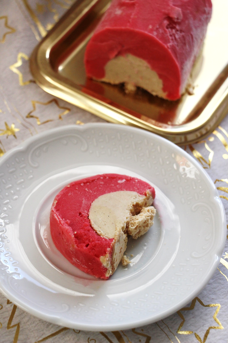 Flo en cuisine: Bûche glacée vanille framboise