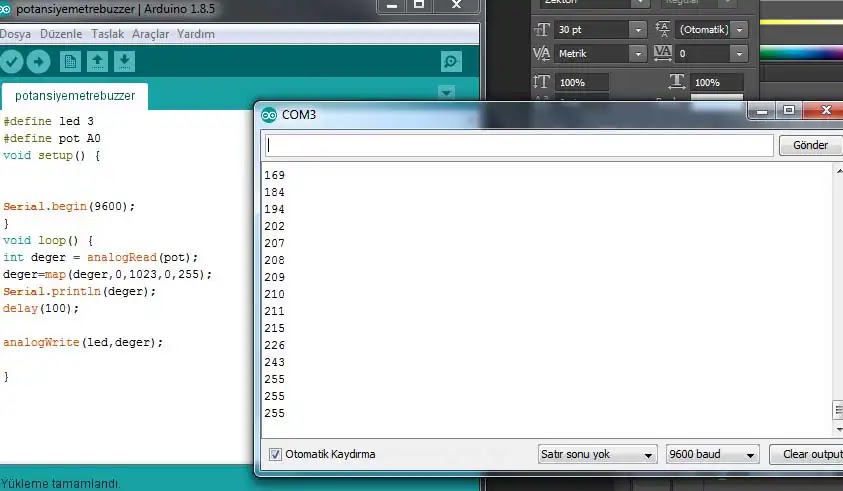 Arduino Ders 5 Potansiyometre İle Led Veya Buzzer Kullanımı
