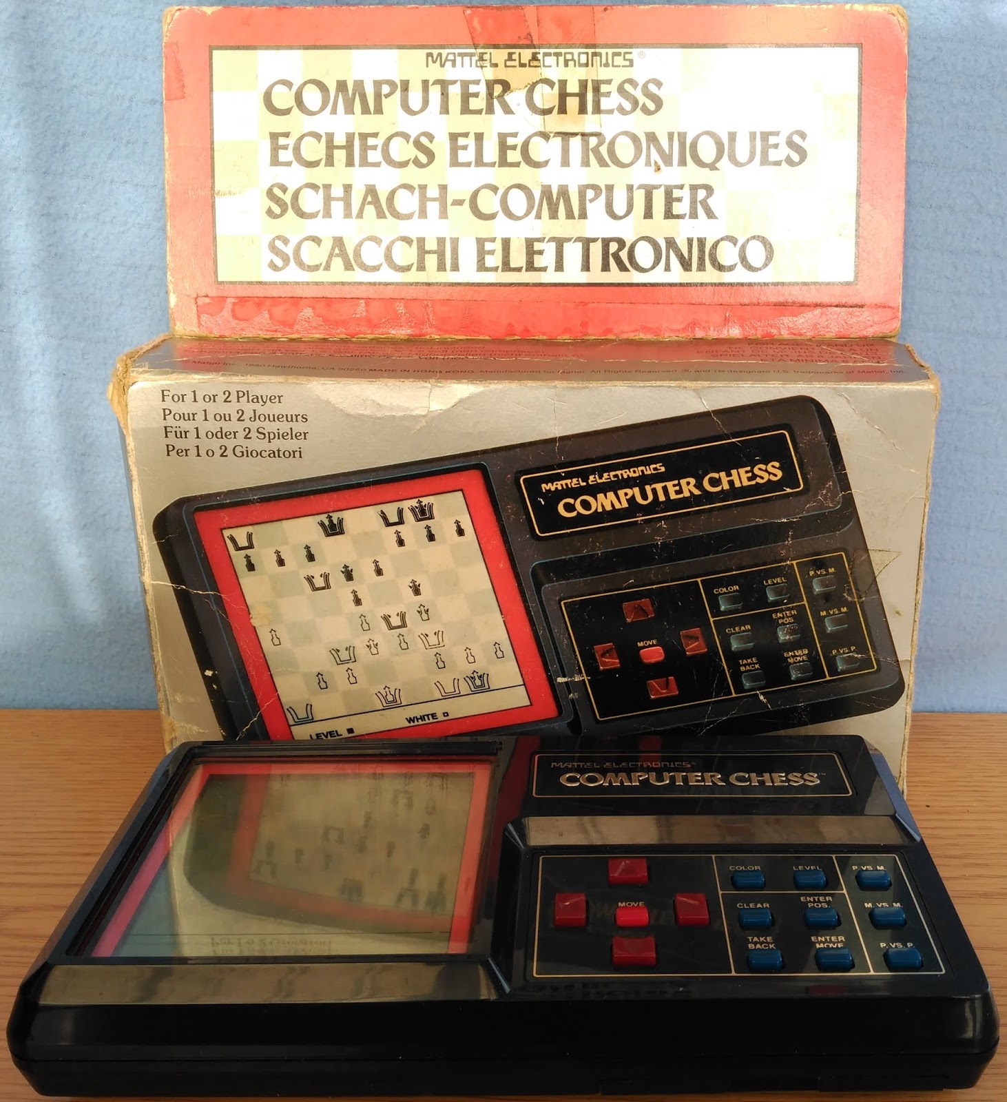 Retro Ordenadores Orty: Mattel Computer Chess (1980) (versión 1922-0750 ...