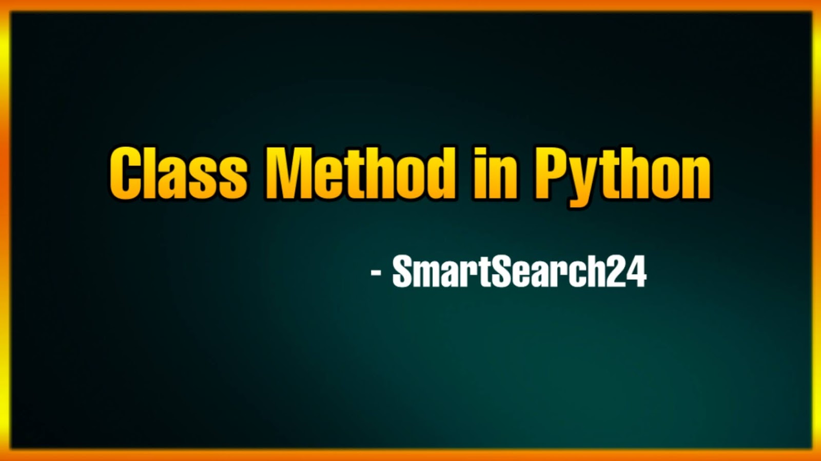 Class Method In Python What Is Class Method In Python