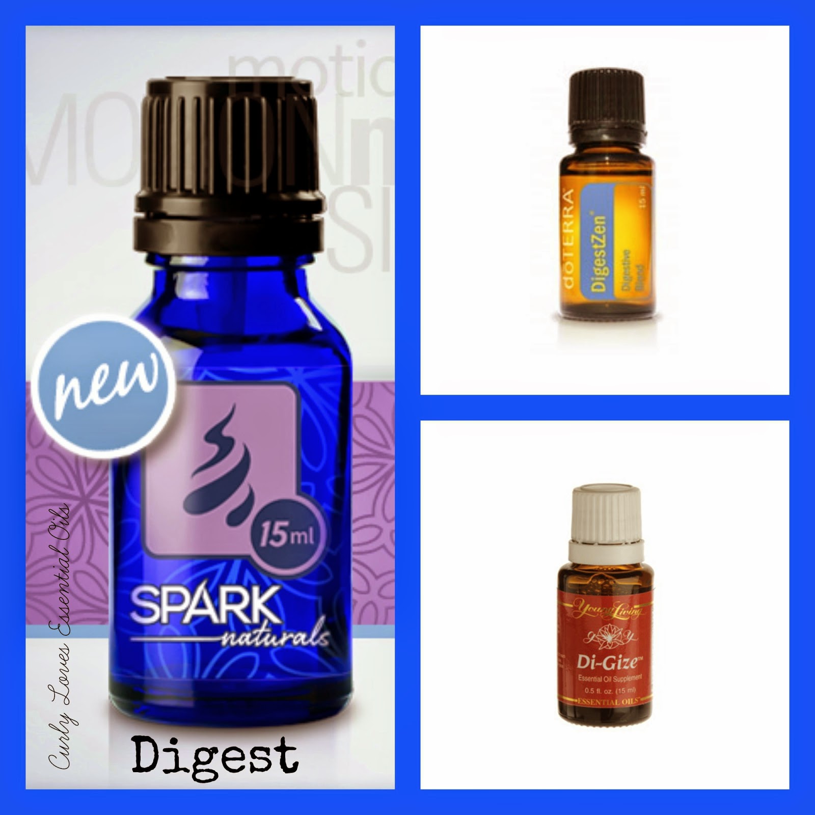 Curly Loves Essential Oils: NEW Spark Naturals Digest Essential Oil Blend