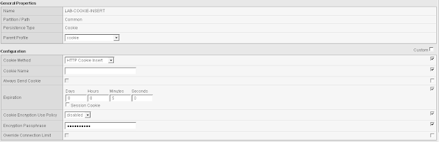 F5 Load Balancer: Cookie Persistence