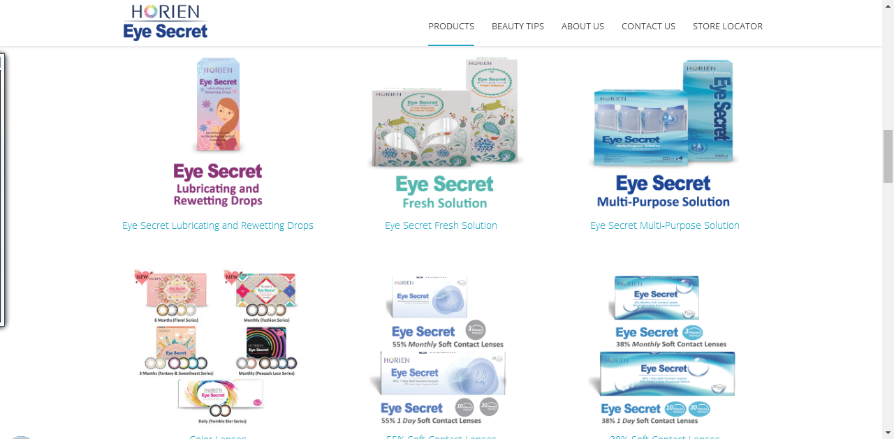 Clover85: Horien Eye Secret Daily Wear Contact Lens