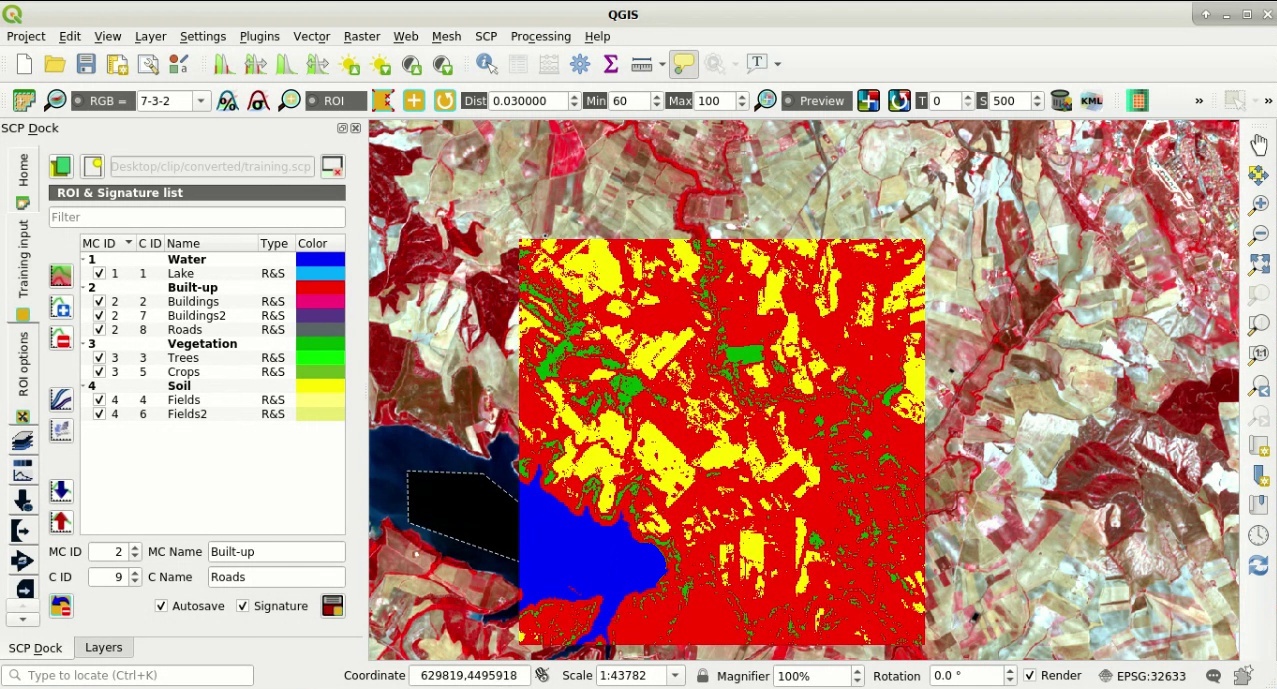 From GIS to Remote Sensing: Land Cover Classification using the Semi ...