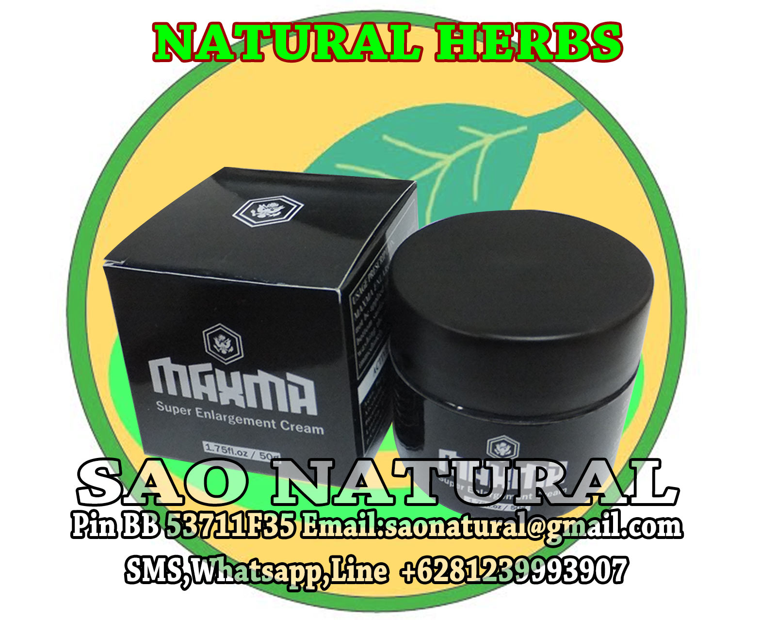 MAXMA SUPER ENLARGEMENT CREAM - SAO NATURAL