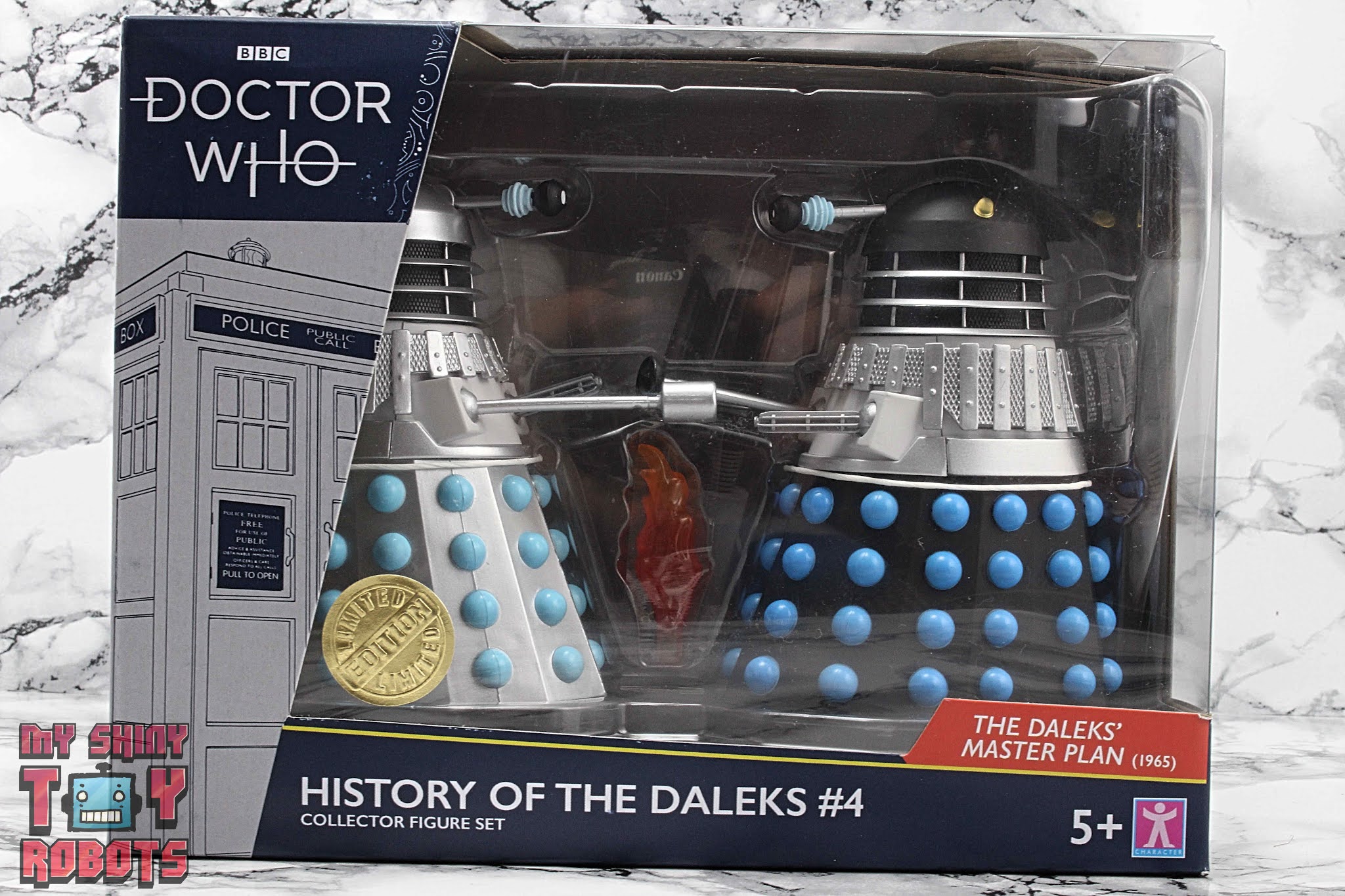 My Shiny Toy Robots: Toybox REVIEW: Doctor Who History of the Daleks #4 Set