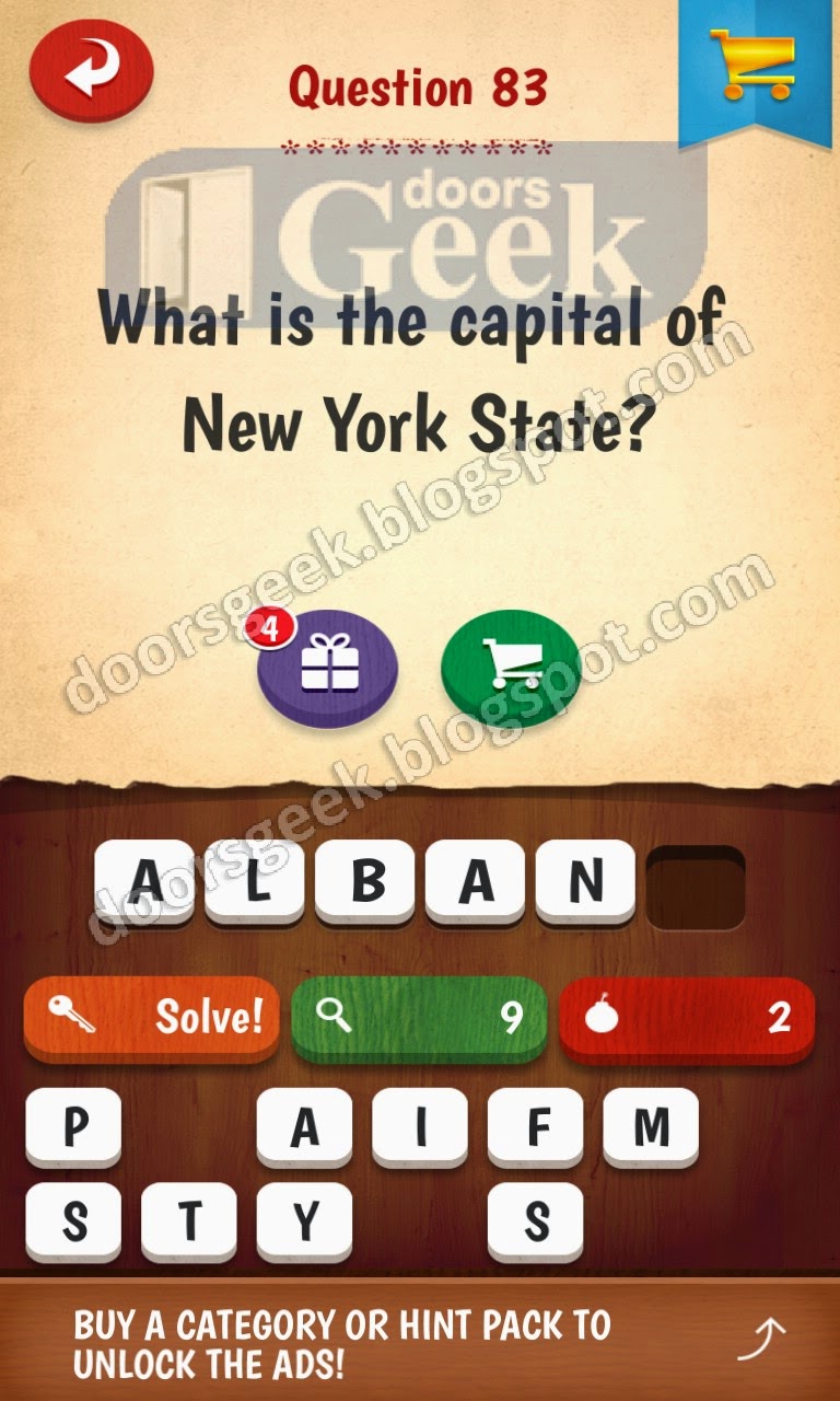 The American Quiz - Level 83 ~ Doors Geek