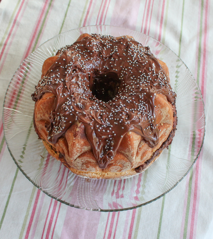 Food Lust People Love: Chocolate Filled Bundt Bread #BreadBakers