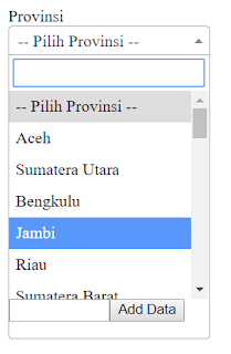 membuat form input di dalam select 2 options - Hakko Blog's