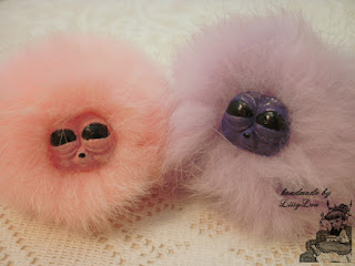 Handmade by Lissy Lou: Pygmy Puffs (inspired by the Harry Potter Series)