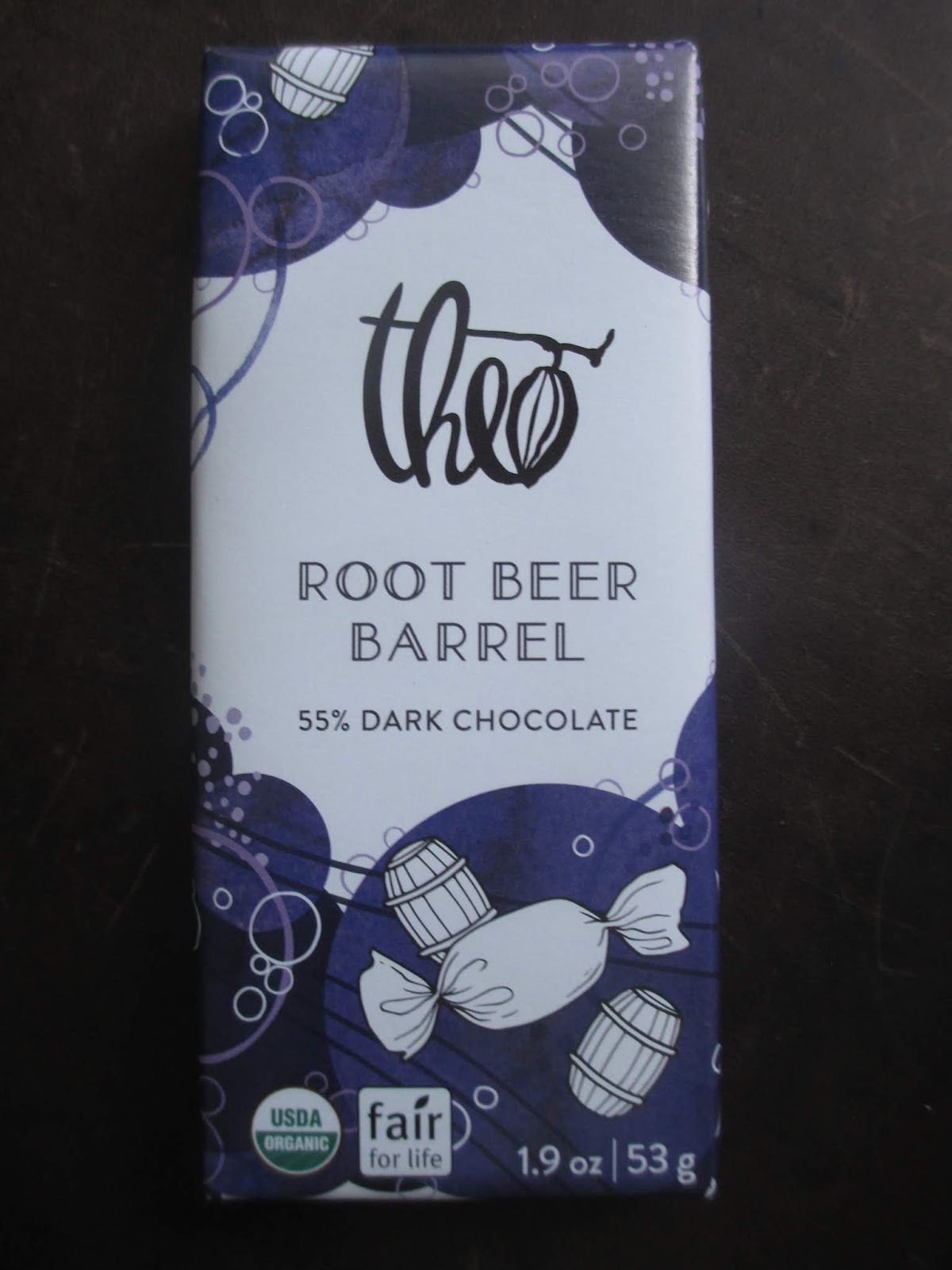 Delirious Documentations: Theo: Root Beer Barrel Dark Chocolate