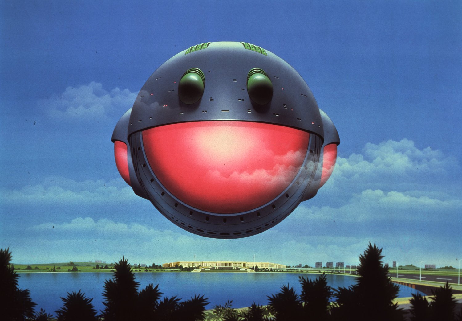 Looking for a pin of the smiley face ship from the movie Heavy Metal ...